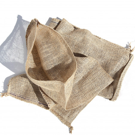 small Hessian bag